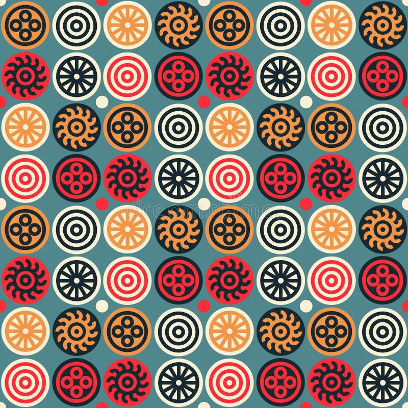 Encrypted Symbols Seamless Pattern Stock Vector - Illustration of ...