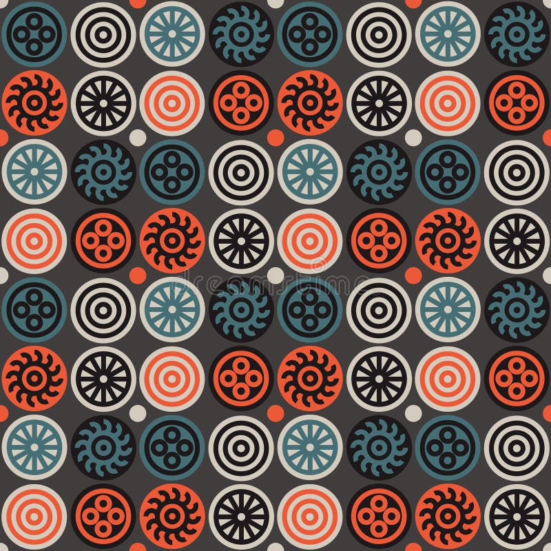 Encrypted Symbols Seamless Pattern Stock Vector - Illustration of ...