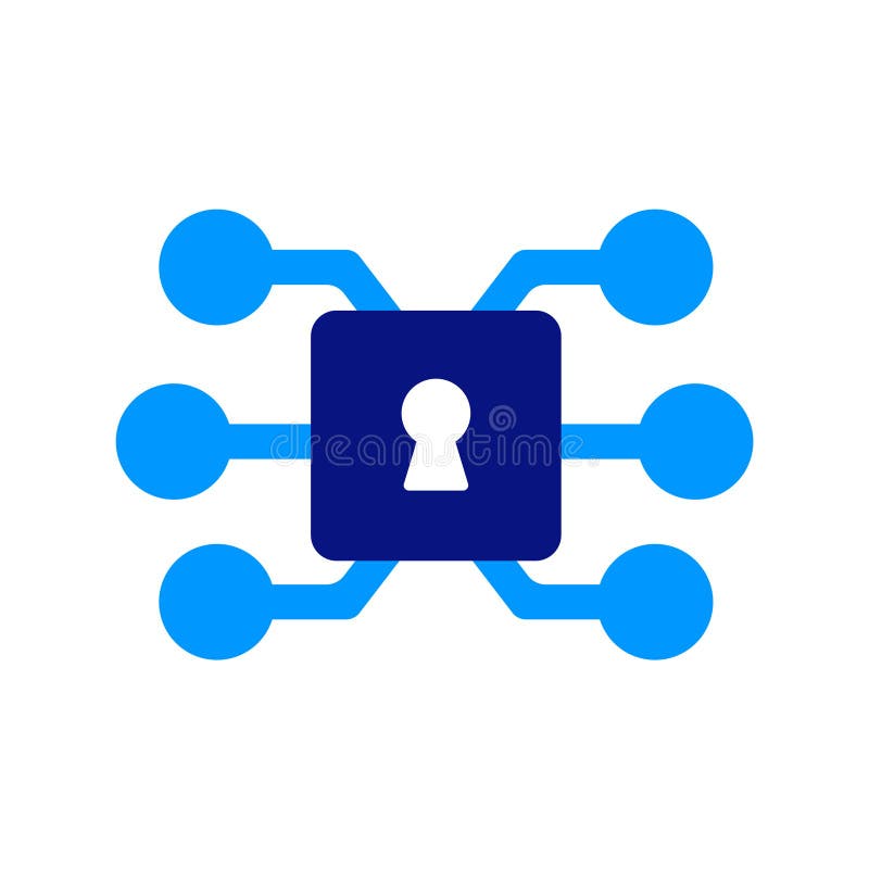 Private Networking Cyber Security Platform Stock Illustration ...