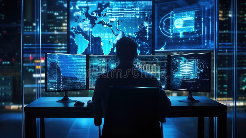 Encryption banking data stock illustration. Illustration of phishing ...