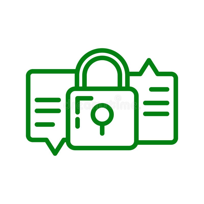 Cryptography And Encryption Concept Vector Illustration Stock Vector Illustration Of Digital