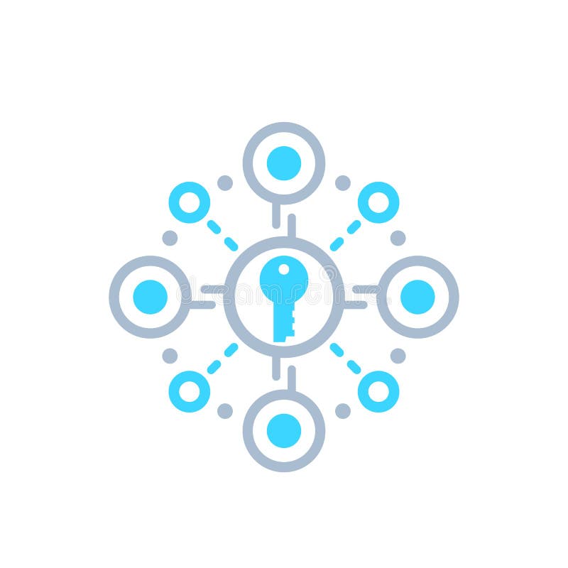Symmetric Encryption Stock Illustrations – 362 Symmetric Encryption ...