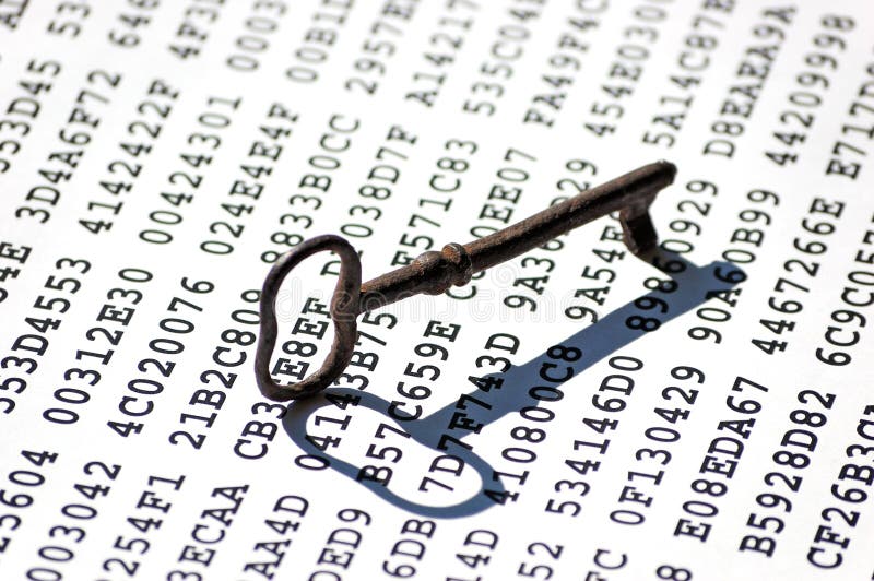 Encryption key concept stock image. Image of confidential - 9516953