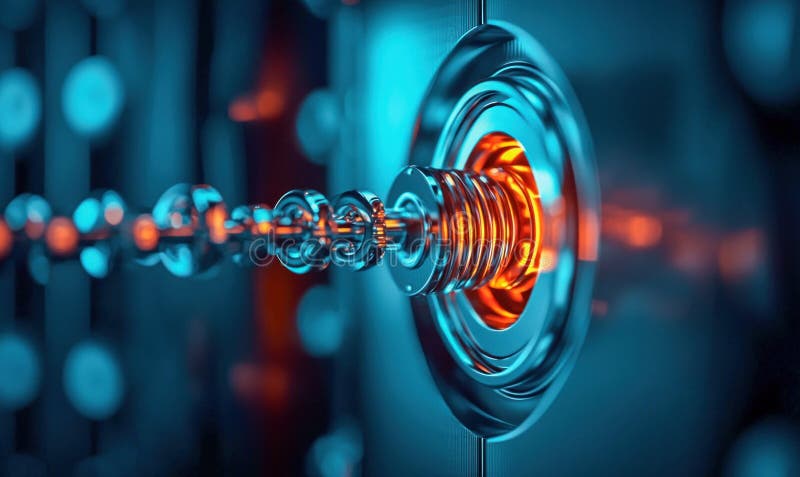 Encryption Key Entering Digital Lock Stock Illustration - Illustration ...