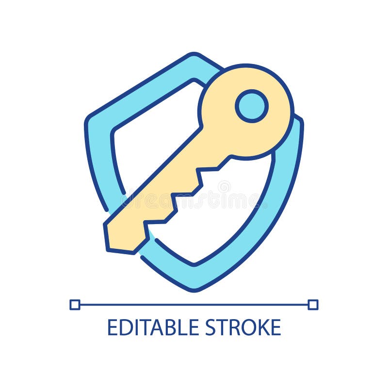 Encryption Key Logo Stock Illustrations – 3,765 Encryption Key Logo ...