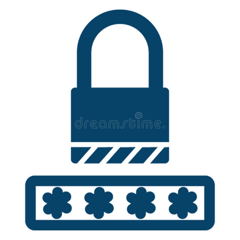 Encryption Vector Icon that Can Be Easily Modified or Edit Stock ...
