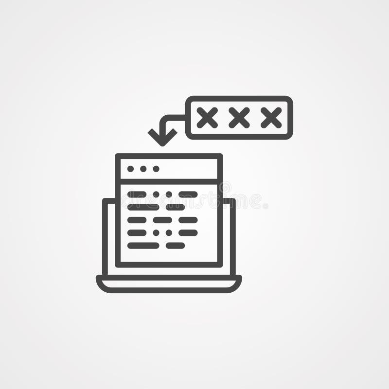 Encryption Icon Vector Isolated On White Background, Logo Concept Of ... Encryption Icon Vector Isolated On White Background, Logo Concept Of ...