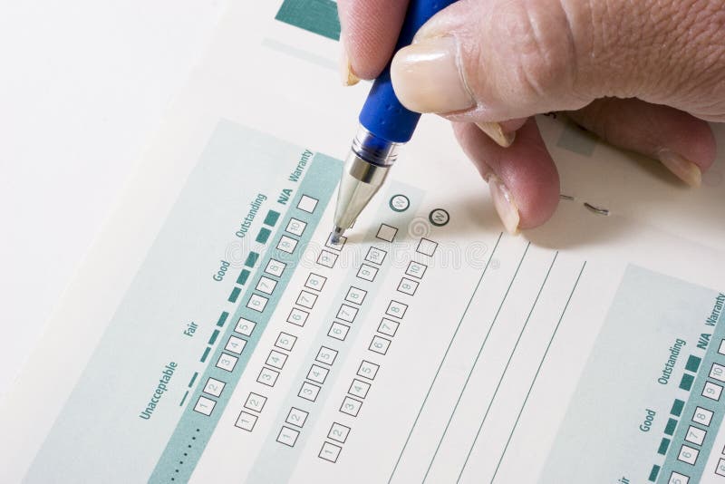 Encuesta foto de archivo. Imagen de escriba, corporativo - 2168316