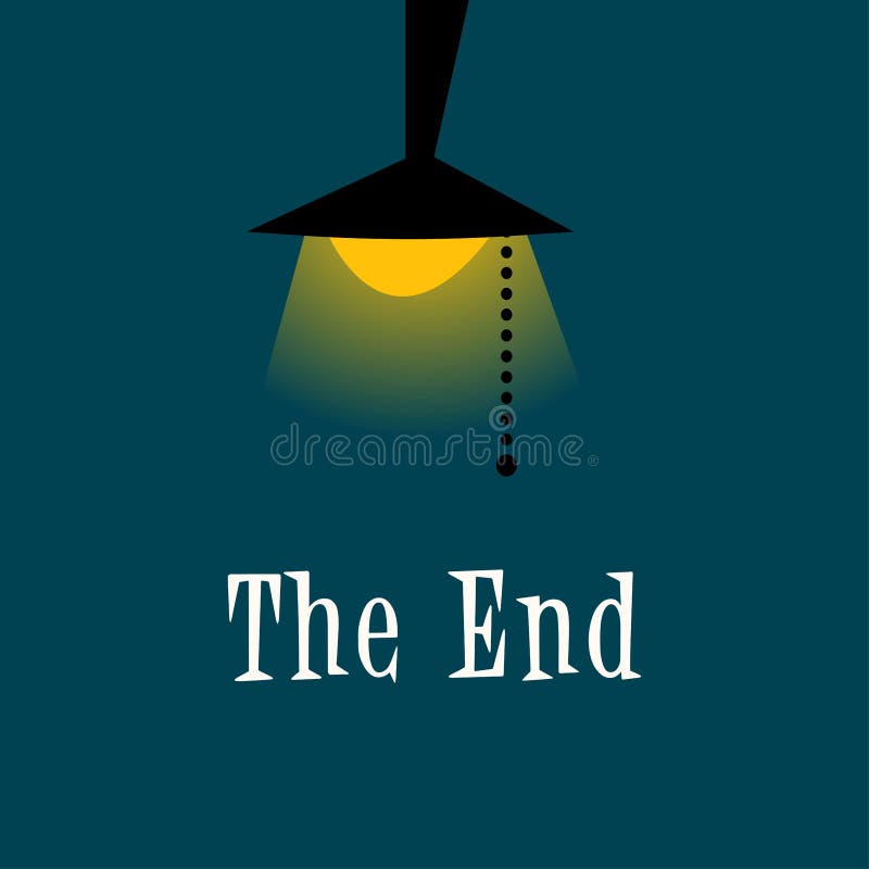 Vector Illustration Graphic Shown at the End of a Presentation ...