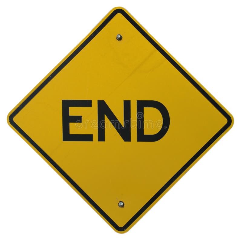 Pavement Ends Sign stock photo. Image of advisory, plain - 655038