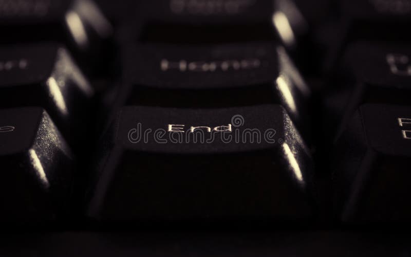 End1 imagen de archivo. Imagen de final, concepto, tecleo - 82772853