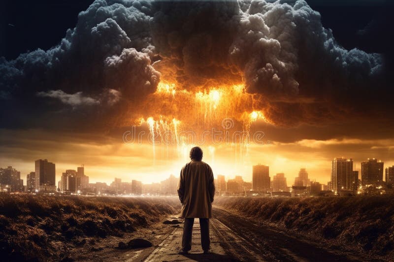 The End of All Things. Watching the Apocalypse Unfold Stock ...