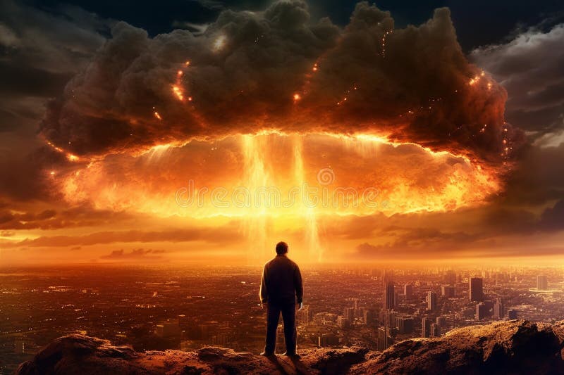 The End of All Things. Watching the Apocalypse Unfold Stock ...