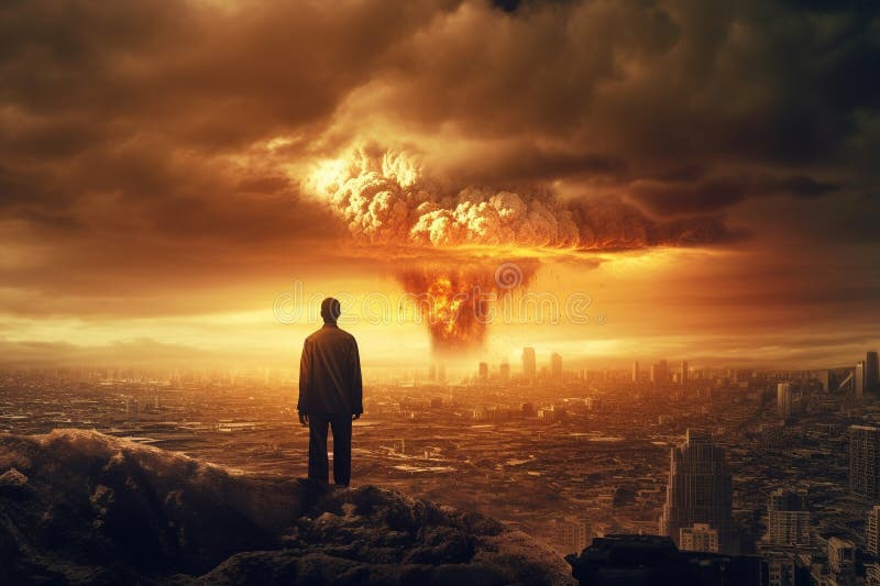 The End of All Things. Watching the Apocalypse Unfold Stock ...