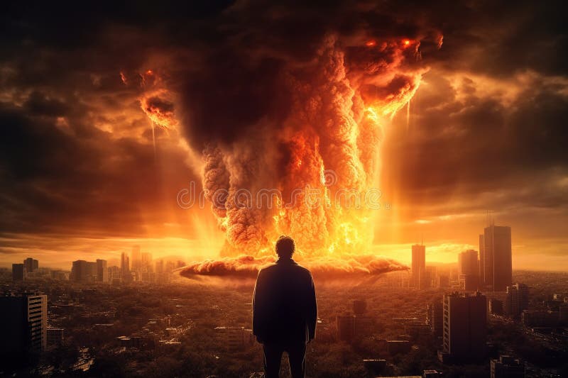 The End of All Things. Watching the Apocalypse Unfold Stock ...