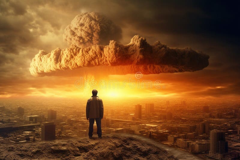 The End of All Things. Watching the Apocalypse Unfold Stock ...