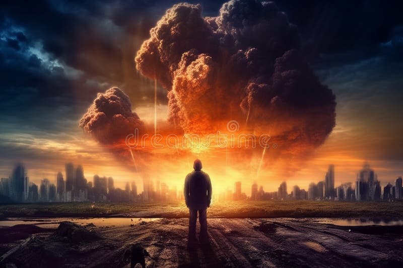 The End of All Things. Watching the Apocalypse Unfold Stock ...