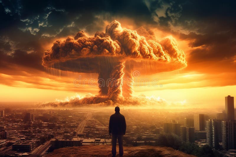 Nuclear Atomic War stock image. Image of destruction - 59936327