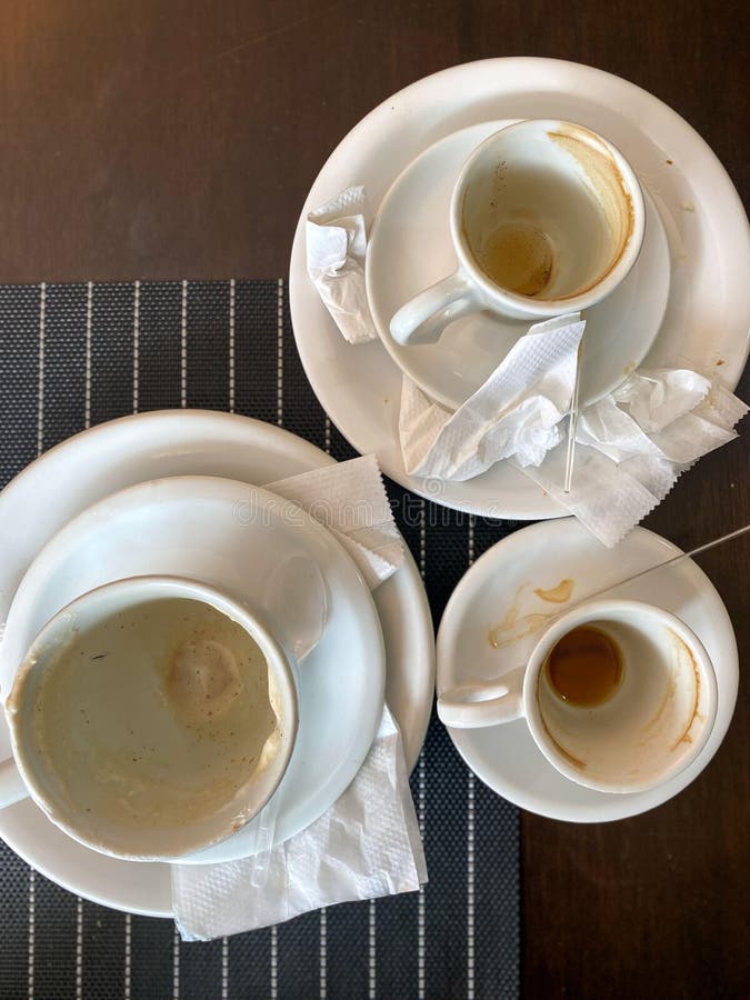 Starting the Day with Coffee and Good Conversations Stock Image - Image ...