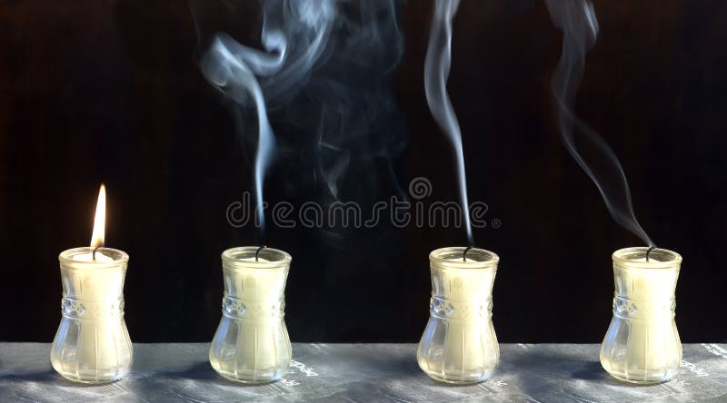 End of the candle flame stock image. Image of glimmer - 3158191