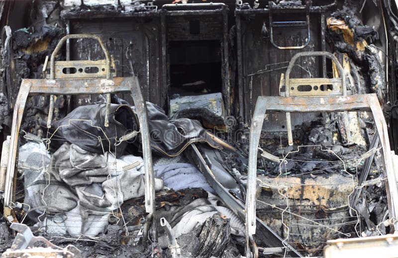 End of cars stock photo. Image of destruction, black, seat - 9203282