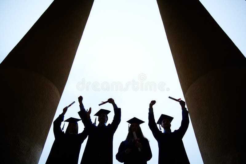 End of college stock photo. Image of commencement, group - 57053236