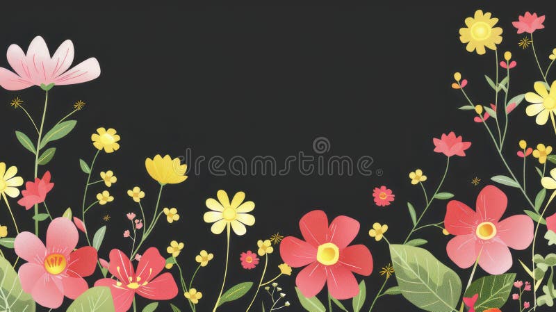 End of Course Celebration with Vibrant Floral Design for Invitations ...