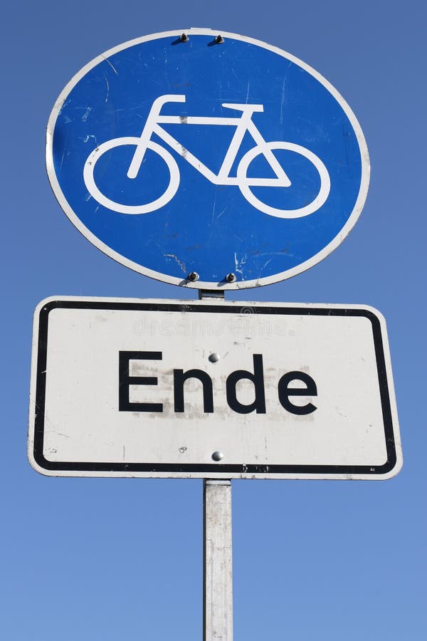 End of cycle path stock image. Image of round, school - 80445391
