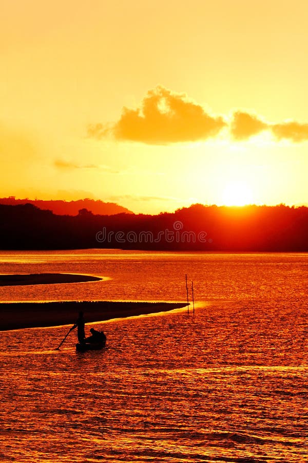 End of the Day in Bahia - Brazil. Stock Photo - Image of vacations ...