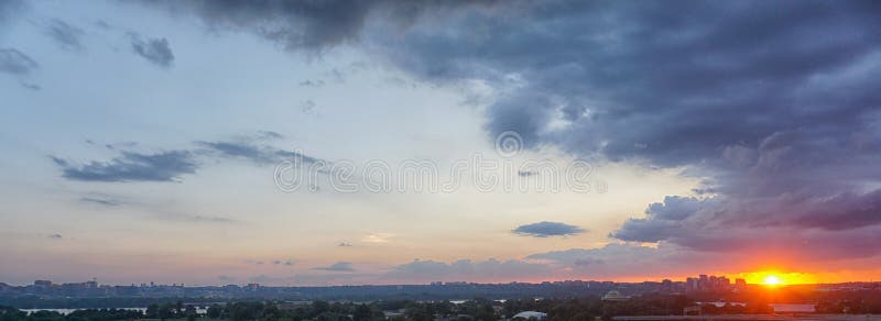 End of the day stock photo. Image of colour, orange - 128842516