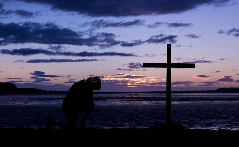 End of Day Cross stock image. Image of holy, simplicity - 37723267