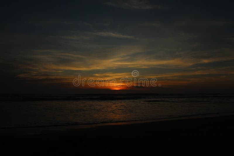 End of the Day in a Dark Sunset Stock Photo - Image of sunlight ...