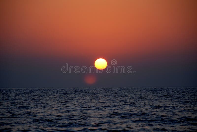 Sunset Image Illustration Background Stock Image - Image of background ...