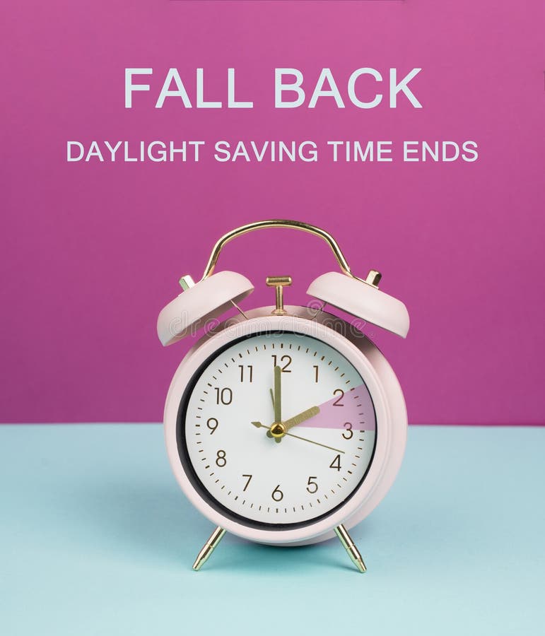 End of Daylight Saving Time in Fall, Winter Time Changeover, Alarm ...