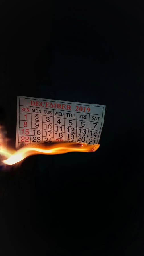 End of December 2019 stock photo. Image of endyear, burning - 166300864