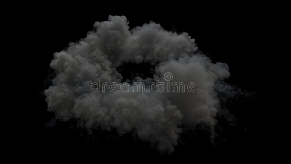 End of a Dense Smoke Shockwave Ring with Dissipation on Black Stock ...