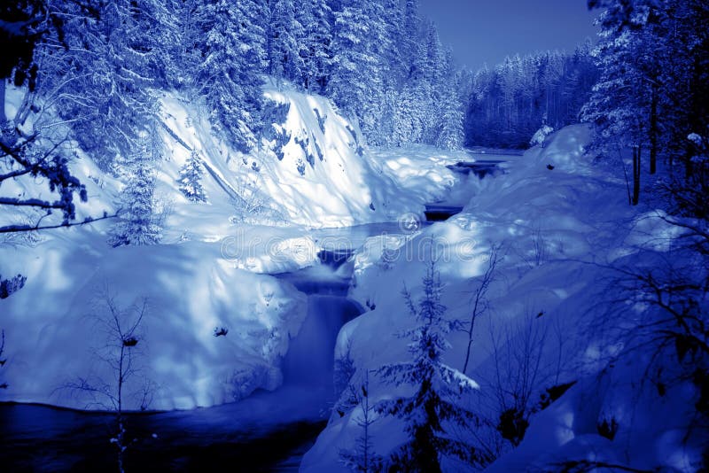 End of Evening in Deep Forest Lake Stock Photo - Image of horizontal ...