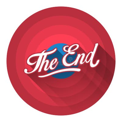 The End stock vector. Illustration of logo, poster, antique - 50691099