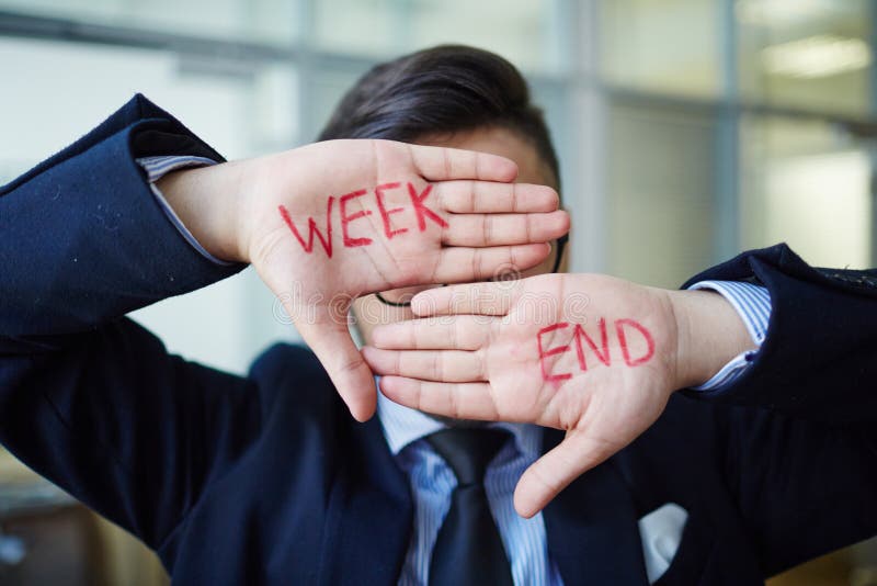End of friday stock image. Image of announce, manager - 101797323