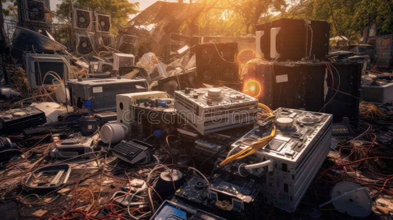 End of Life Renewable Energy Hardware, Recycle Mass Production Computer ...