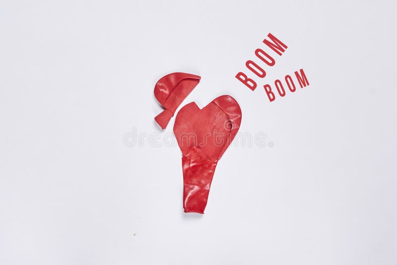 Torn balloon and dart stock image. Image of black, metal - 28673643