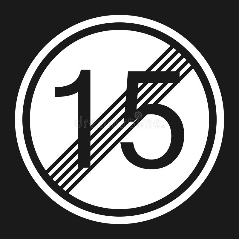 Speed Limit 15 Stock Illustrations – 97 Speed Limit 15 Stock ...