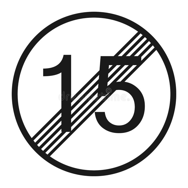 Speed Limit 15 Stock Illustrations – 108 Speed Limit 15 Stock ...