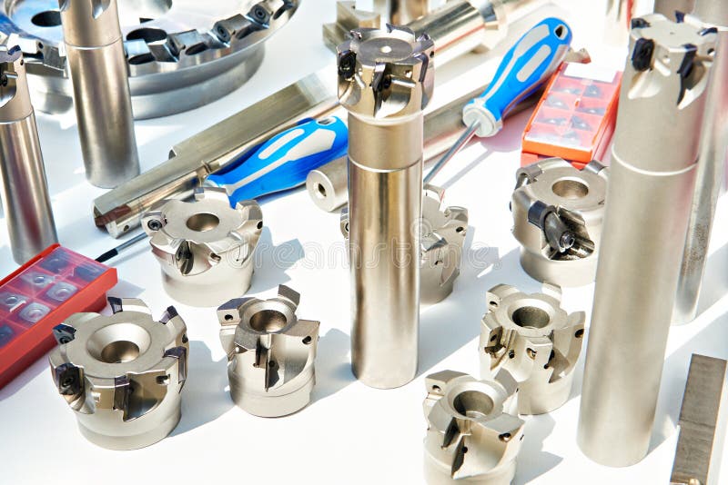 End and Shell Mills on Store Stock Image - Image of cylindrical, mill ...