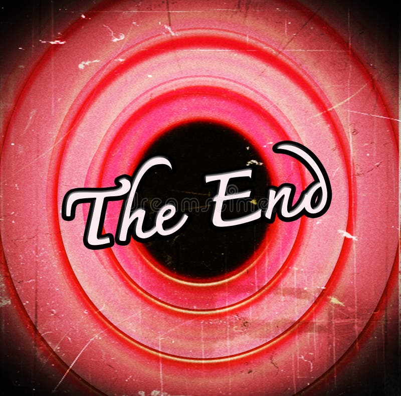 The End stock vector. Illustration of logo, poster, antique - 50691099