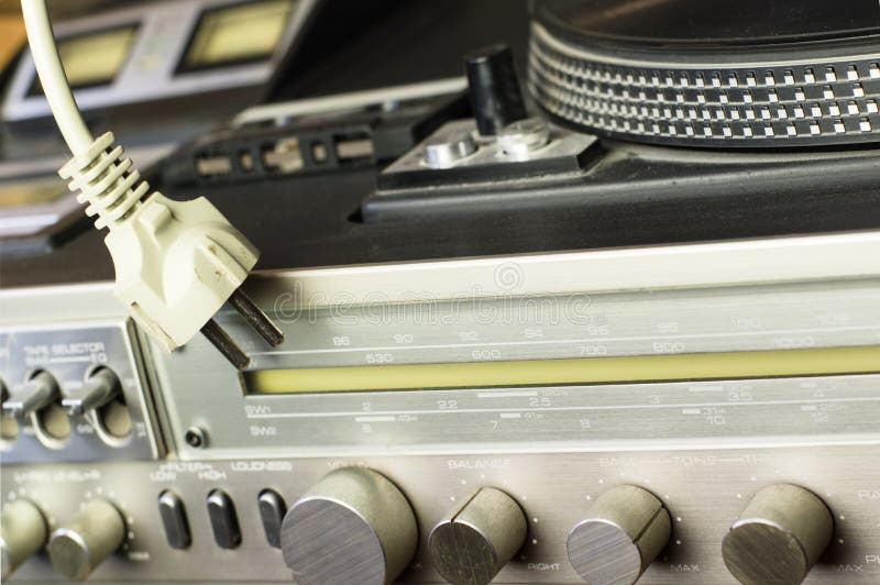 End of Music stock image. Image of turntable, equipment - 89795355