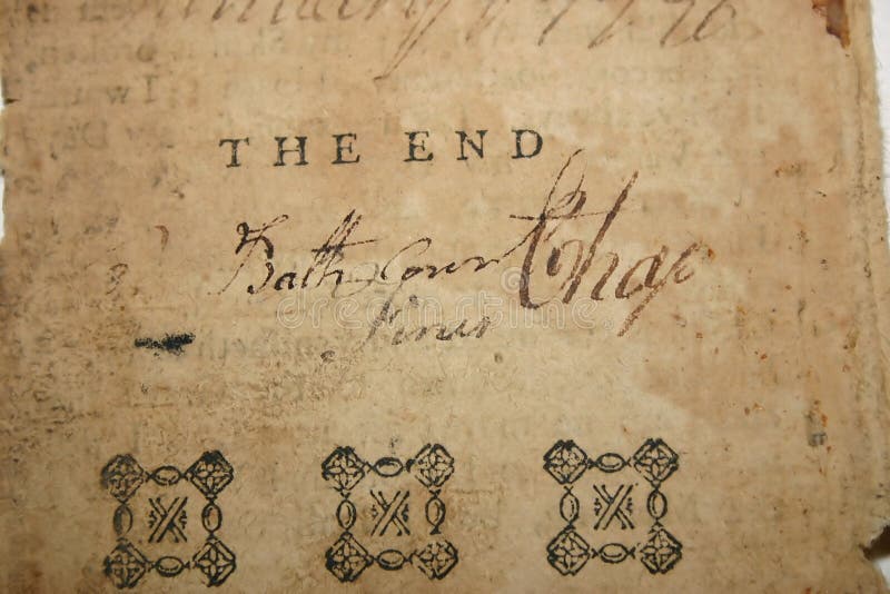 The End Page stock image. Image of quill, knight, paper - 3280555