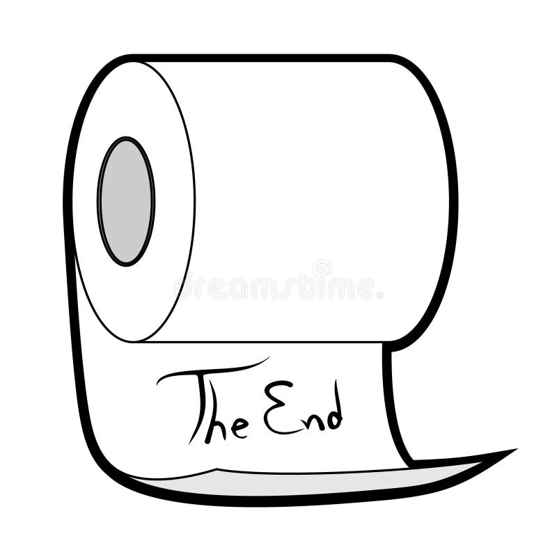 End paper stock vector. Illustration of creative, final - 21404556