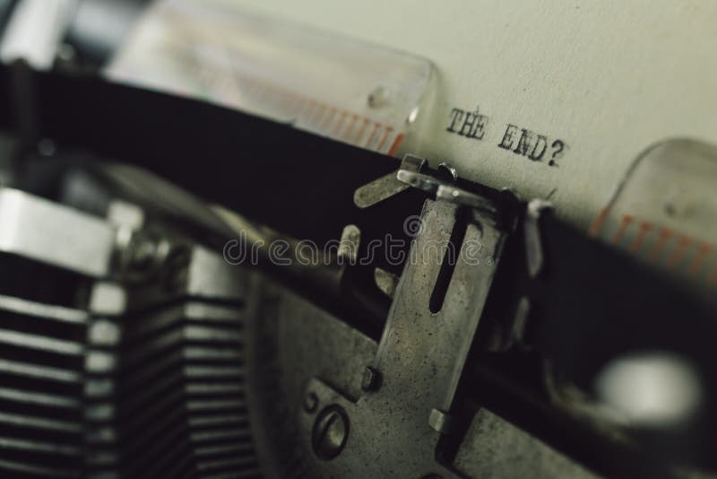 Is this the end stock image. Image of symbol, typography - 79532185