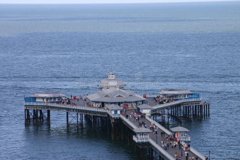 End of the Pier stock image. Image of people, blue, pier - 419353
